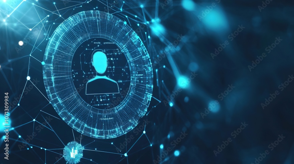 User Administrator Icon in a Circle Symbolizing Management, Access ...