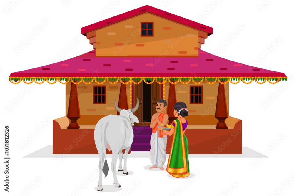 House Warming Ceremony, Gruhapravesha Pooja, Grihapravesham, The ...