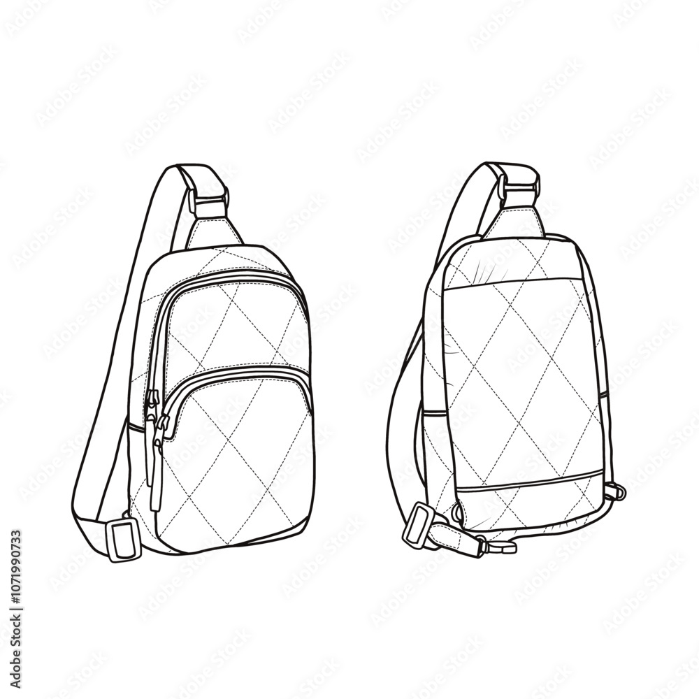 Sling bag for women cross body sling chest bag for travel and hiking ...