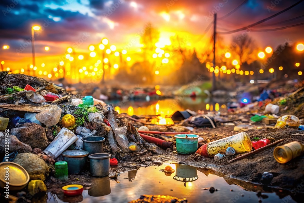 Illegal Toxic Dumping Ground: A Stark Architectural Photography of ...