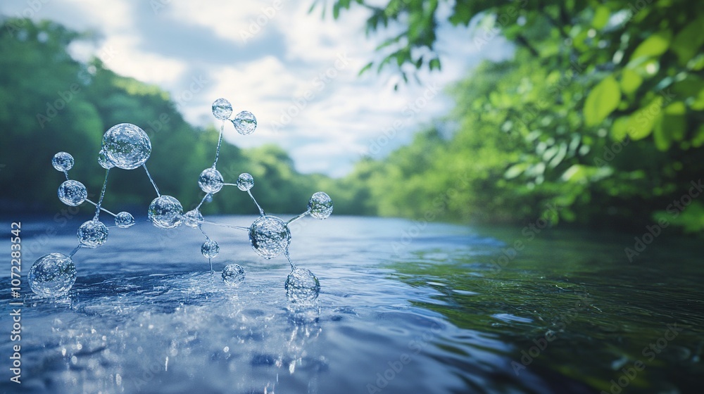 CO2 effects on water pH, molecular visuals of CO2 in water, pH scales ...