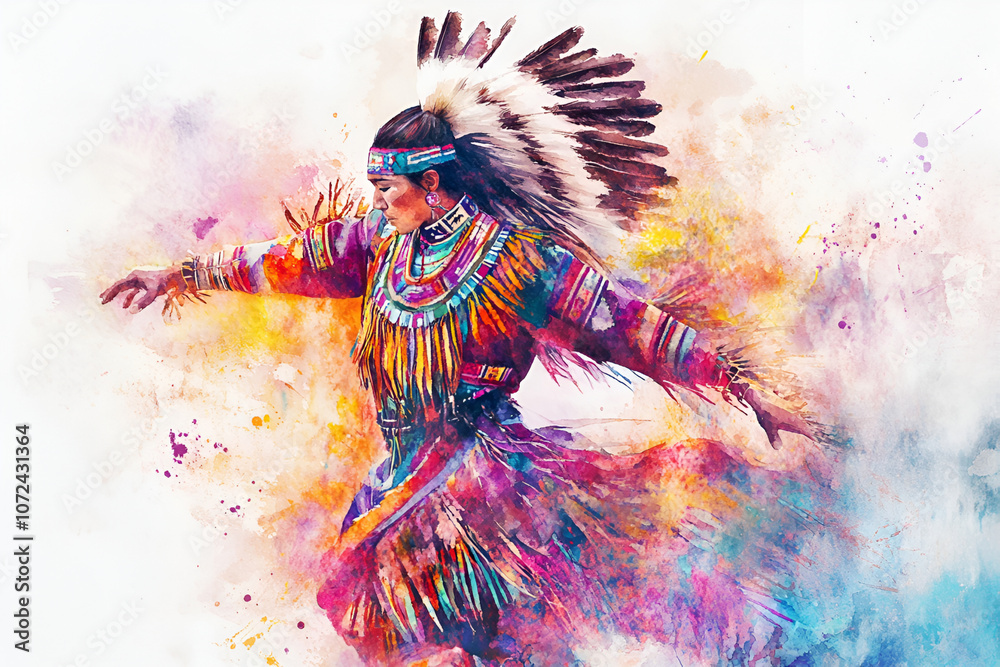 Native American Dancer Paintings