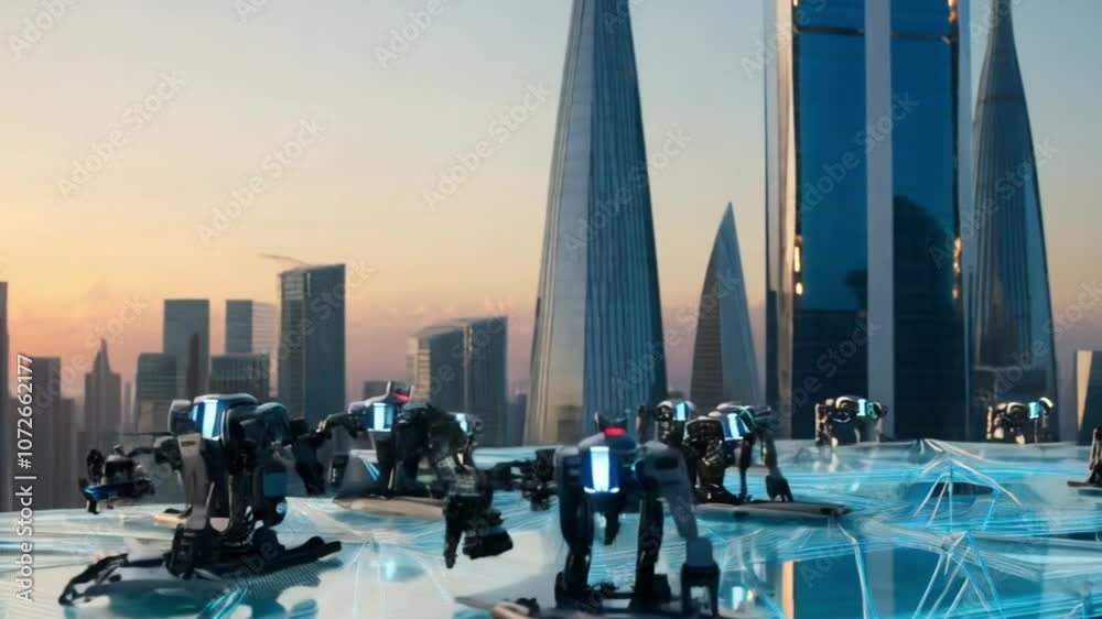 Robots powered by AI building a new smart city infrastructure from ...