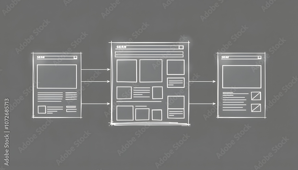 Website Design Wireframe Examples Of Web And Mobile Wireframe Sketches ...