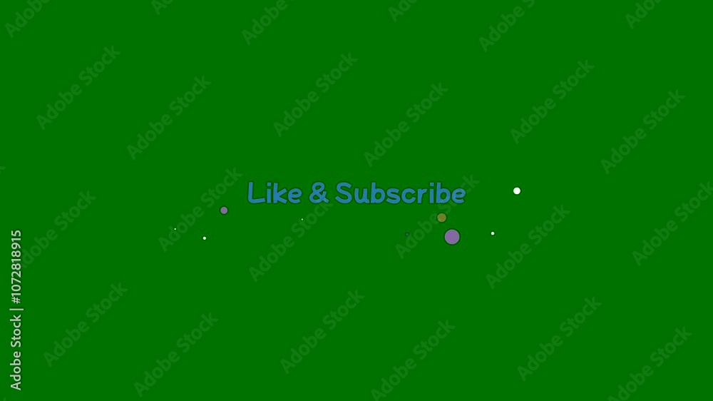 Looping animation of the text "LIKE AND SUBSCRIBE". 3d 4k. like with ...