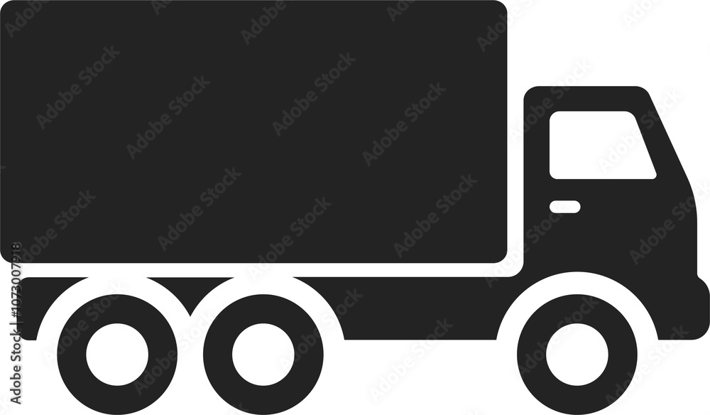 Isolated pictogram illustration truck, lorry, trailer for automotive ...