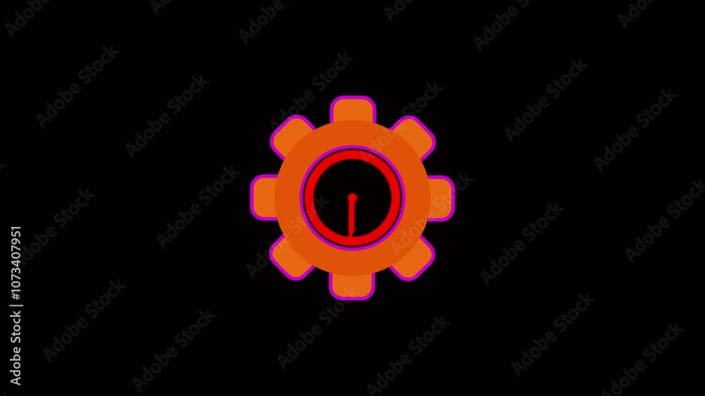 Time management line animation. Tasks planning animated icon ...