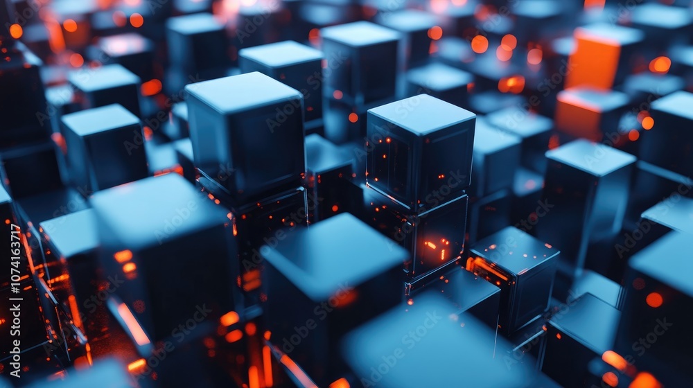 TRL technology readiness levels displayed on dark cubes against a white ...