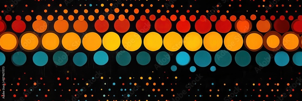 Geometric Dot Grid, a minimalistic arrangement of evenly spaced dots ...
