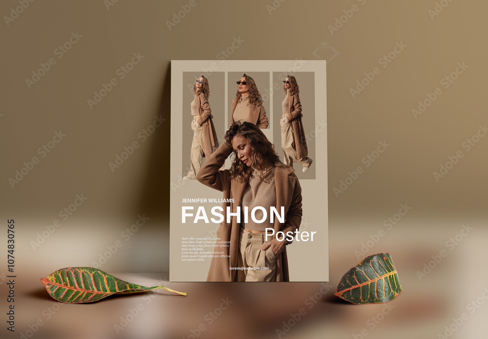 Fashion Poster Template Layout Stock Template | Adobe Stock