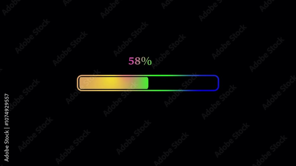 Loading progress bar. Loading Animation Icon on transparent background ...
