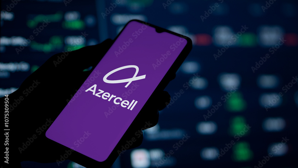 Dhaka, Bangladesh- 04 Nov 2024: Azercell logo is displayed on ...