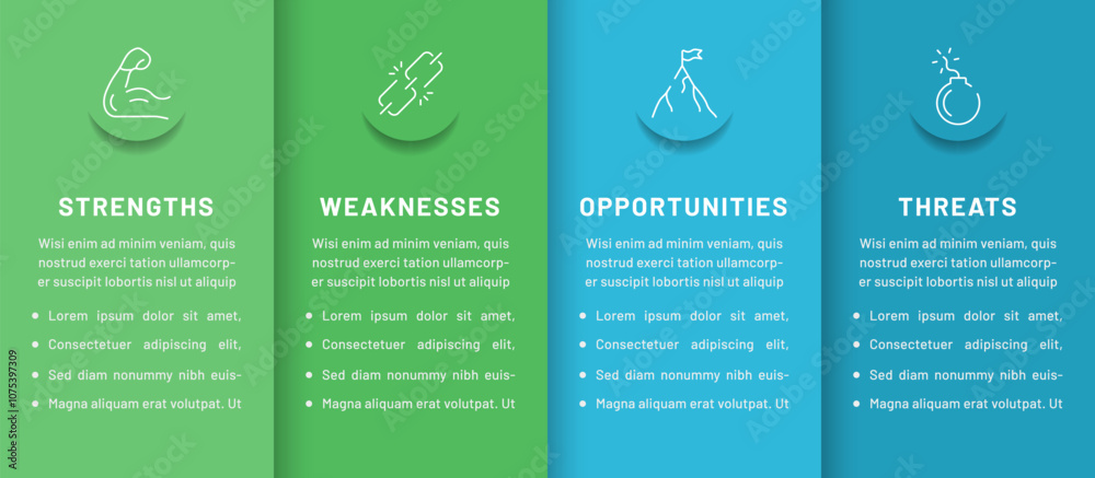 Photo & Art Print SWOT analysis consists of four consecutive stages ...