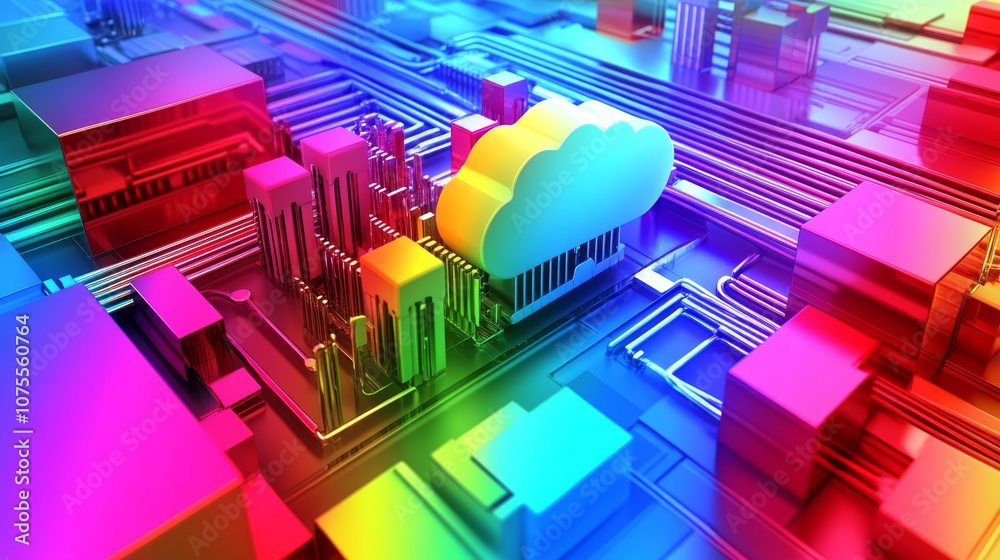 A colorful 3D image showing the differences between using your own ...