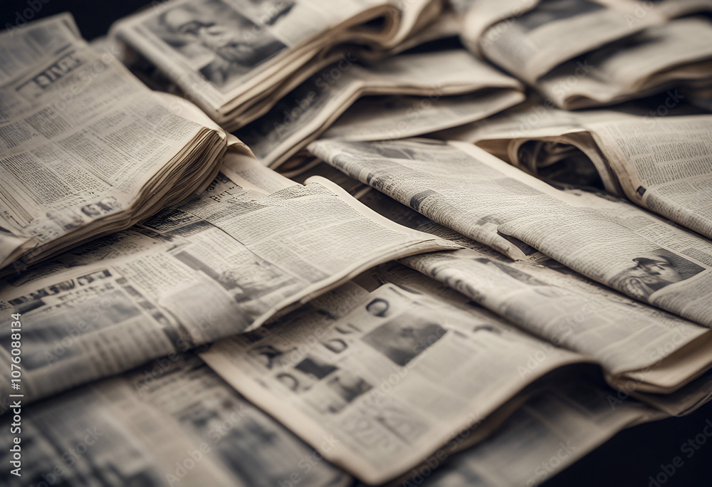 repetition newspaper long column horizontal curve white could symbol ...