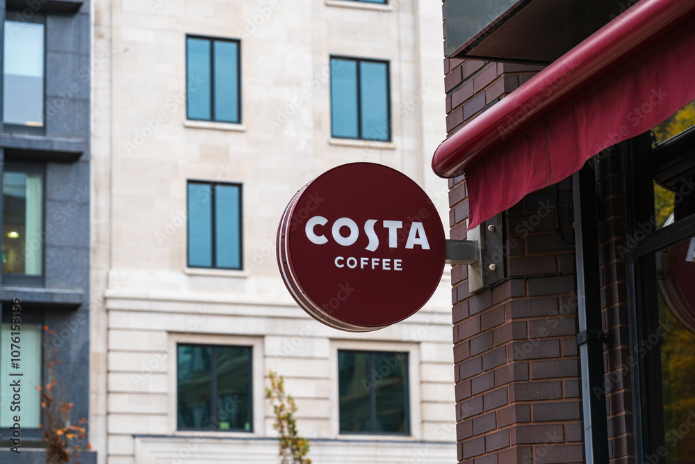Birmingham, UK – November 11 2024: External signage of British ...