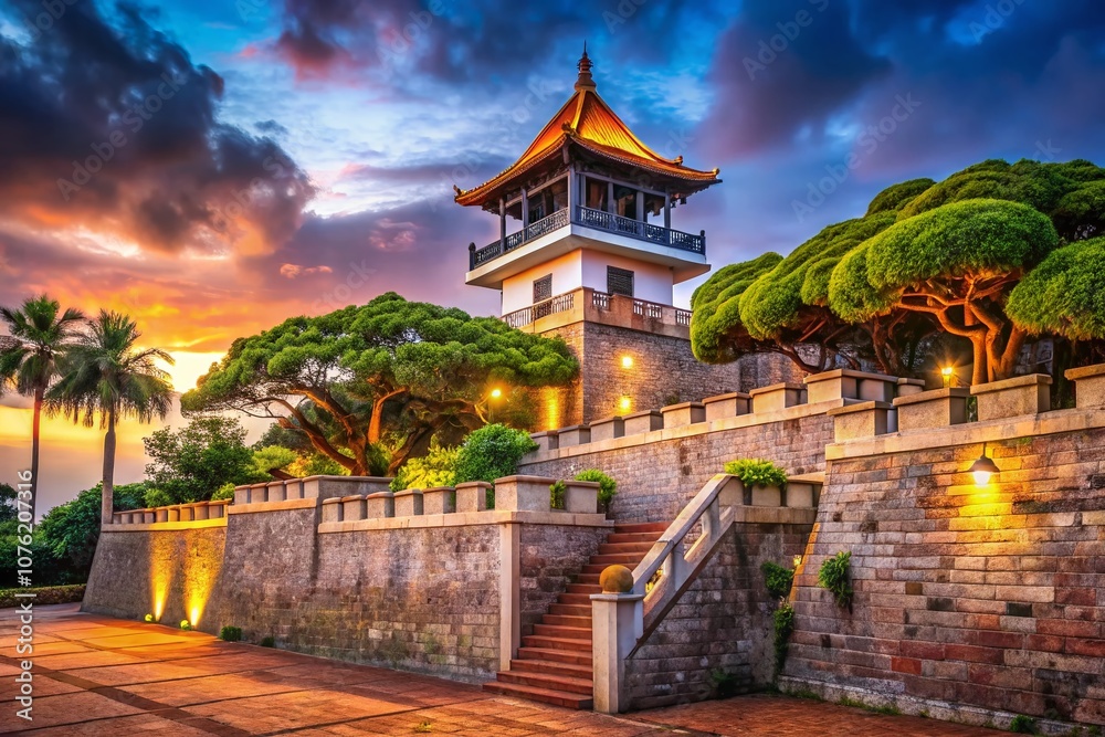 Anping Old Fort, Tainan, Taiwan: Historic fortress architecture, July ...