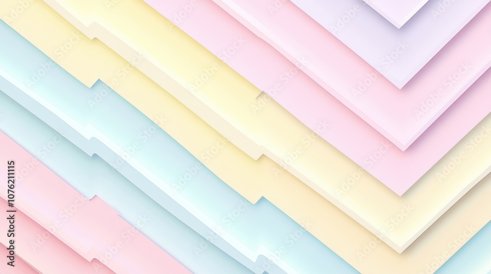 Layered pastel paper sheets showcasing soft colors and subtle textures ...