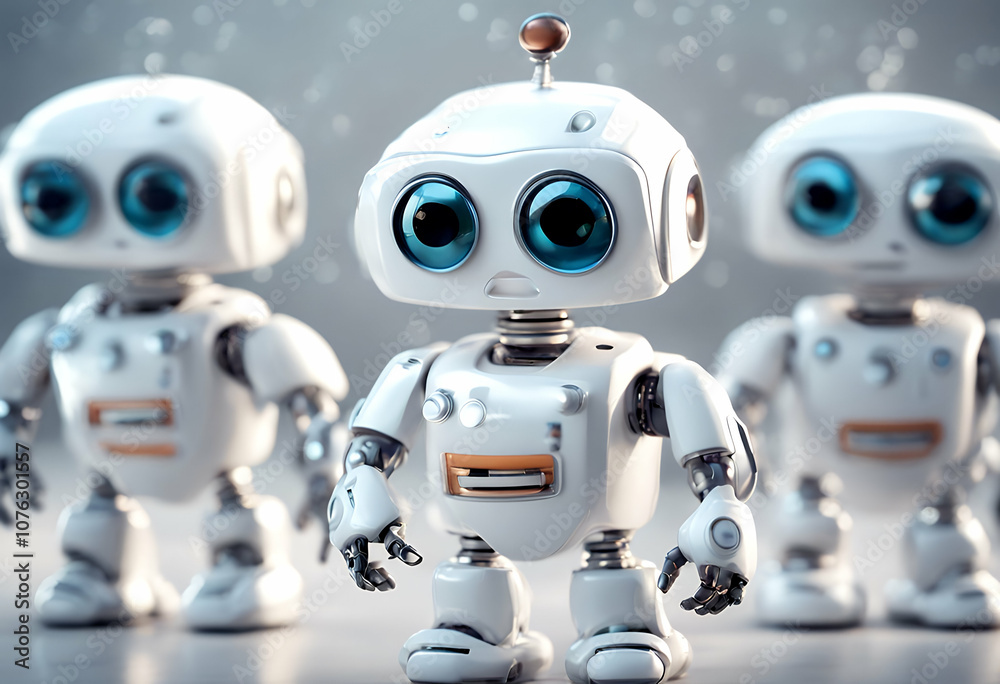 online color creature art funny bot modern concept character technology ...