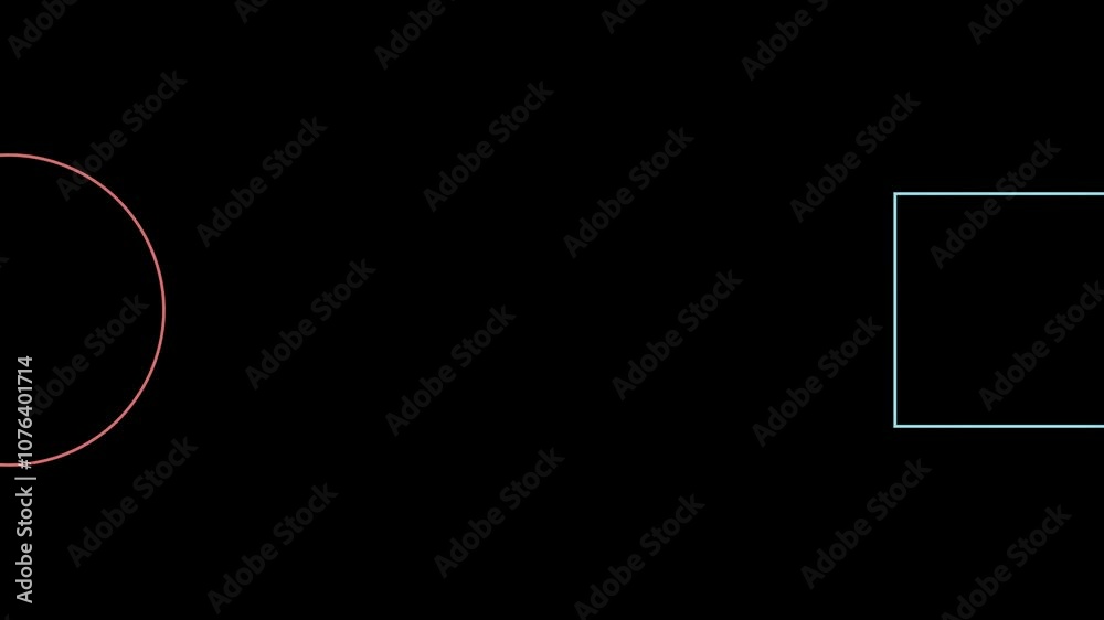 A minimalist animation where a square slides rightward, revealing a ...