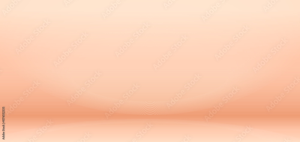Peach Beige color studio background. Abstract empty room with soft ...