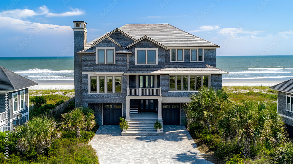 Hamptons beach house with private dune access and pristine Atlantic ...