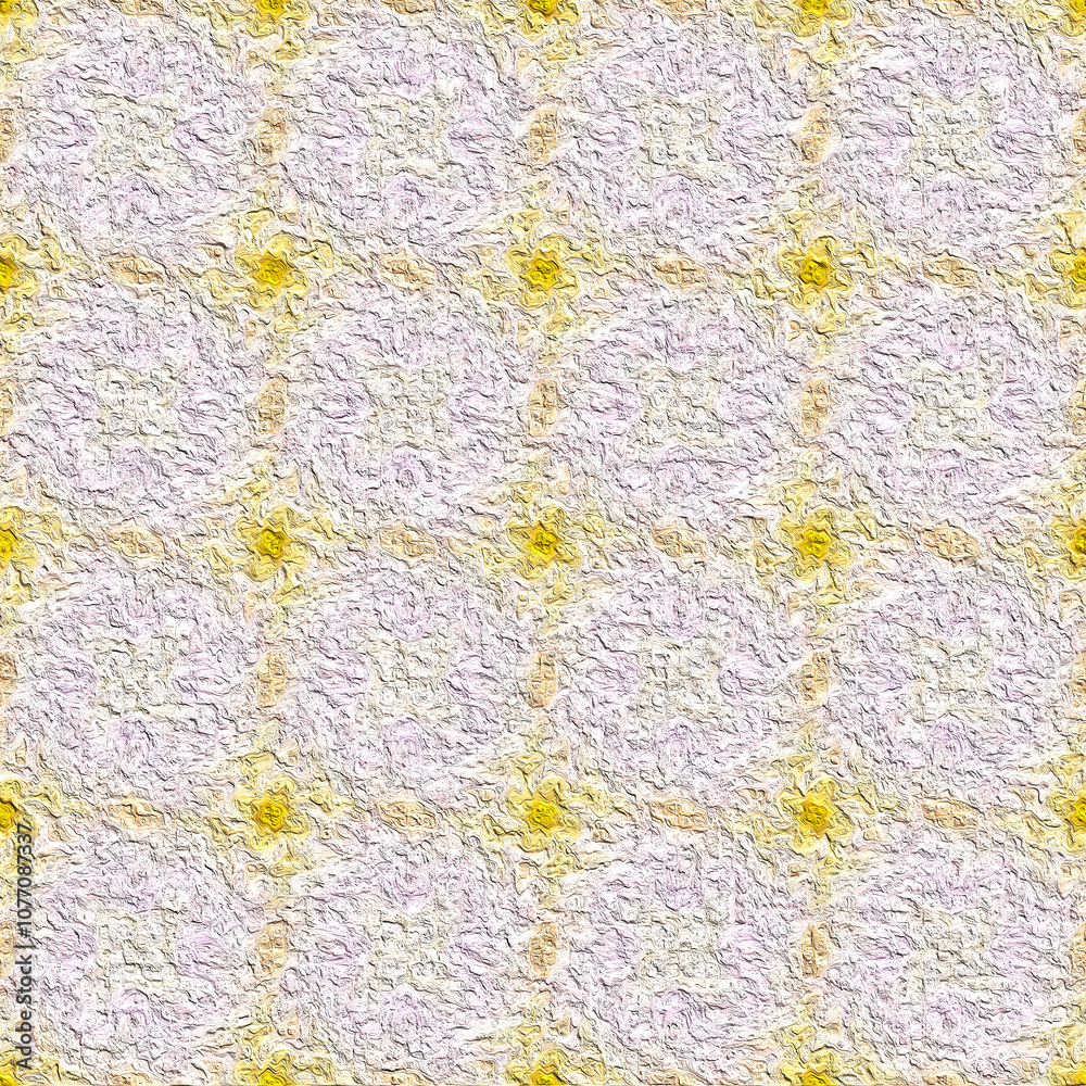 Delicate seamless texture in soft white and yellow tones, featuring ...