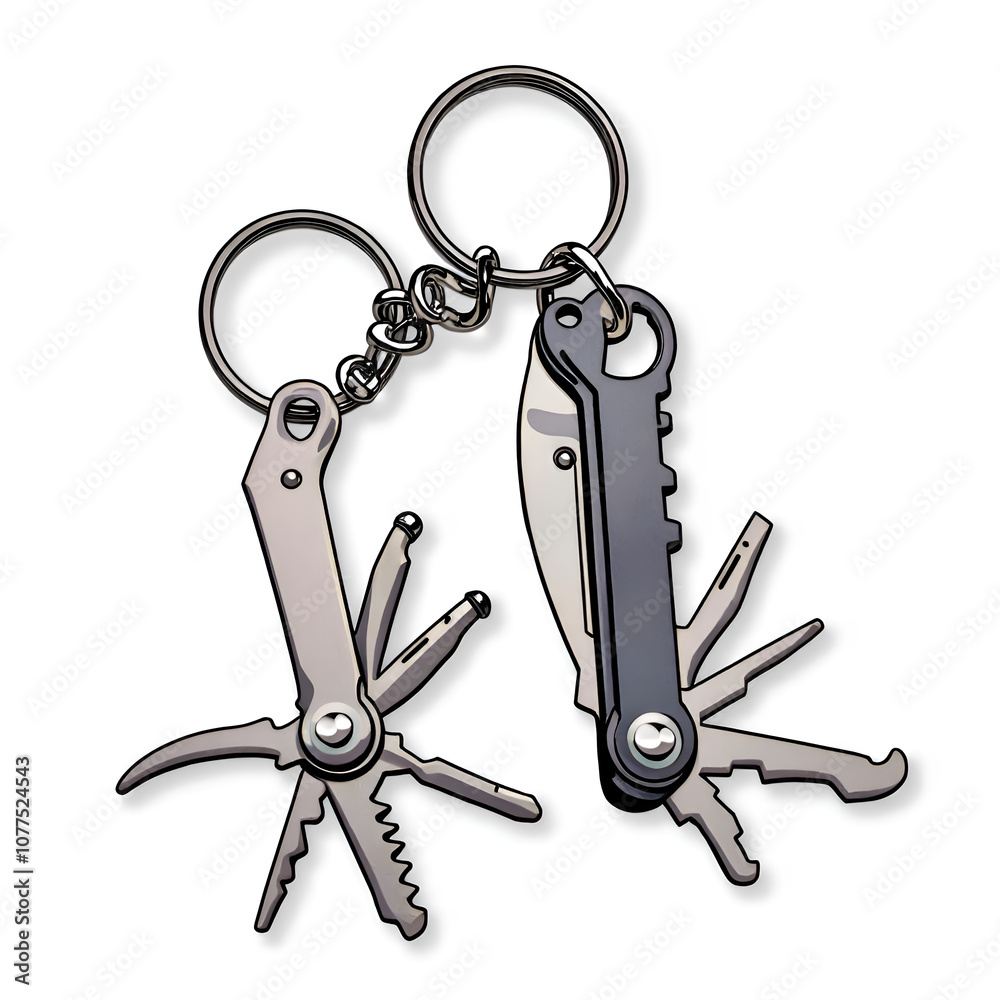 Dual multi tool keychains compact and functional gear for everyday ...