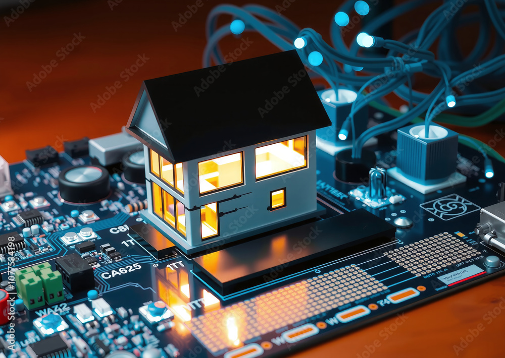 Technology in the smart home with intelligent controls, networking and ...