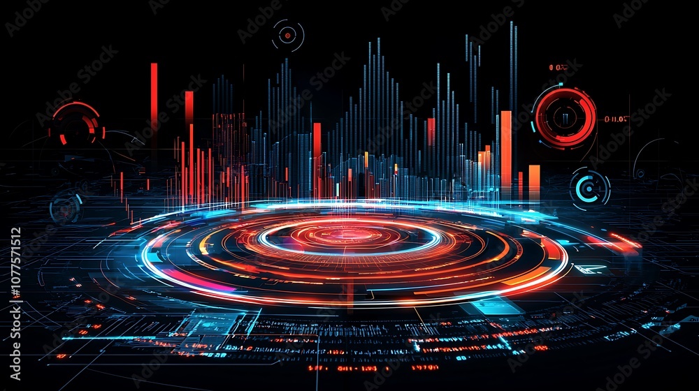 Abstract technology ui futuristic concept hud interface hologram ...