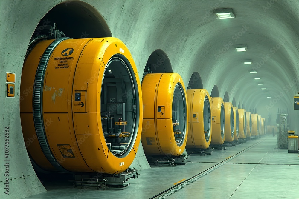 Subterranean cargo tunnels with autonomous drones modular freight ...