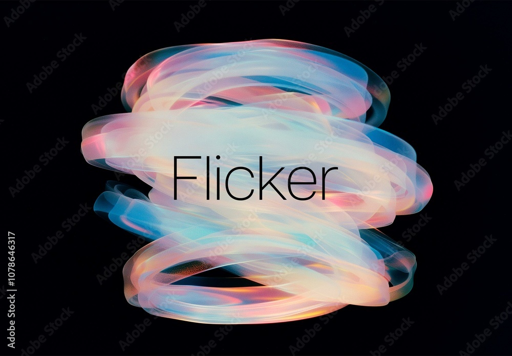 Flicker Abstract Backgrounds Collection With Generative AI Stock ...