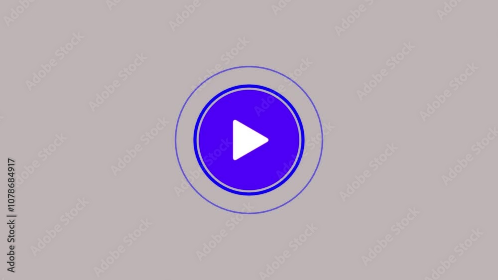 Play. Play button. Play Icon. Play reveal. Nixie tube indicator. Gas ...