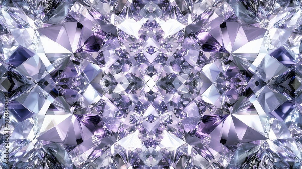A mesmerizing kaleidoscope of diamond shapes in alternating shades of ...