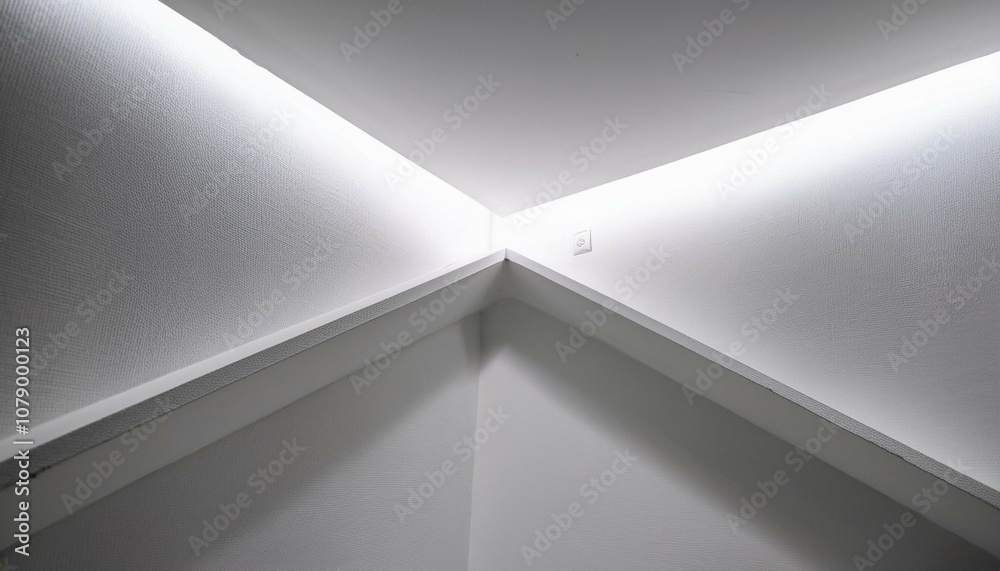 abstract background of the room s upper corner photograph of a white ...