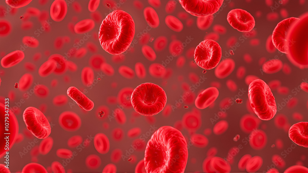 Photo & Art Print Red blood cells, also known as erythrocytes,, Nora