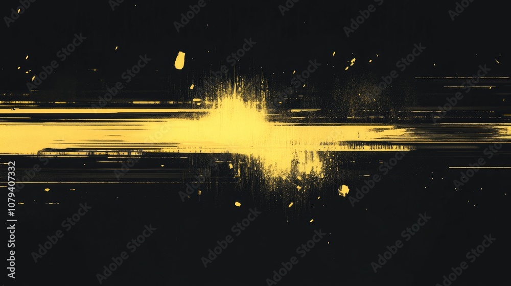 Film Rip And Glitch Light Leaks Transition Effects On Black Background ...