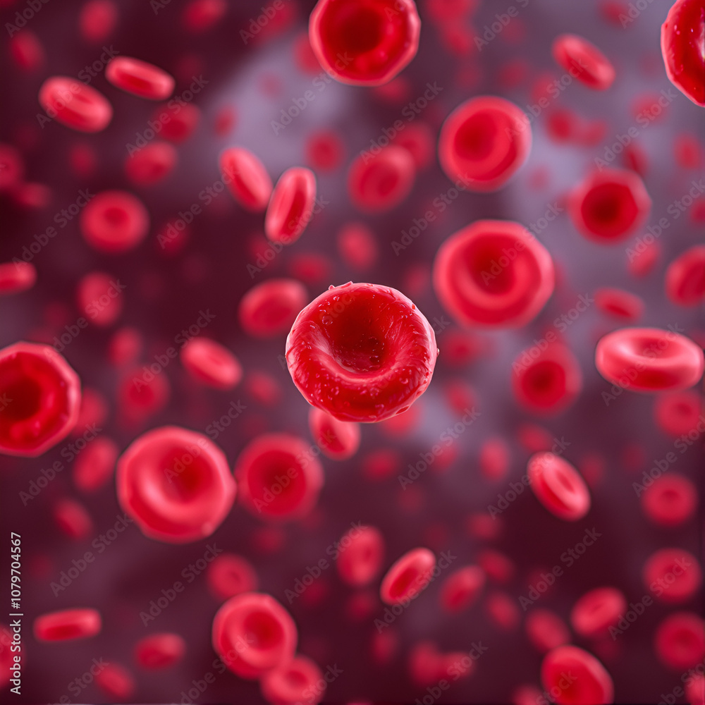 Photo Red blood cells, also known as erythrocytes, Omri | Posters ...