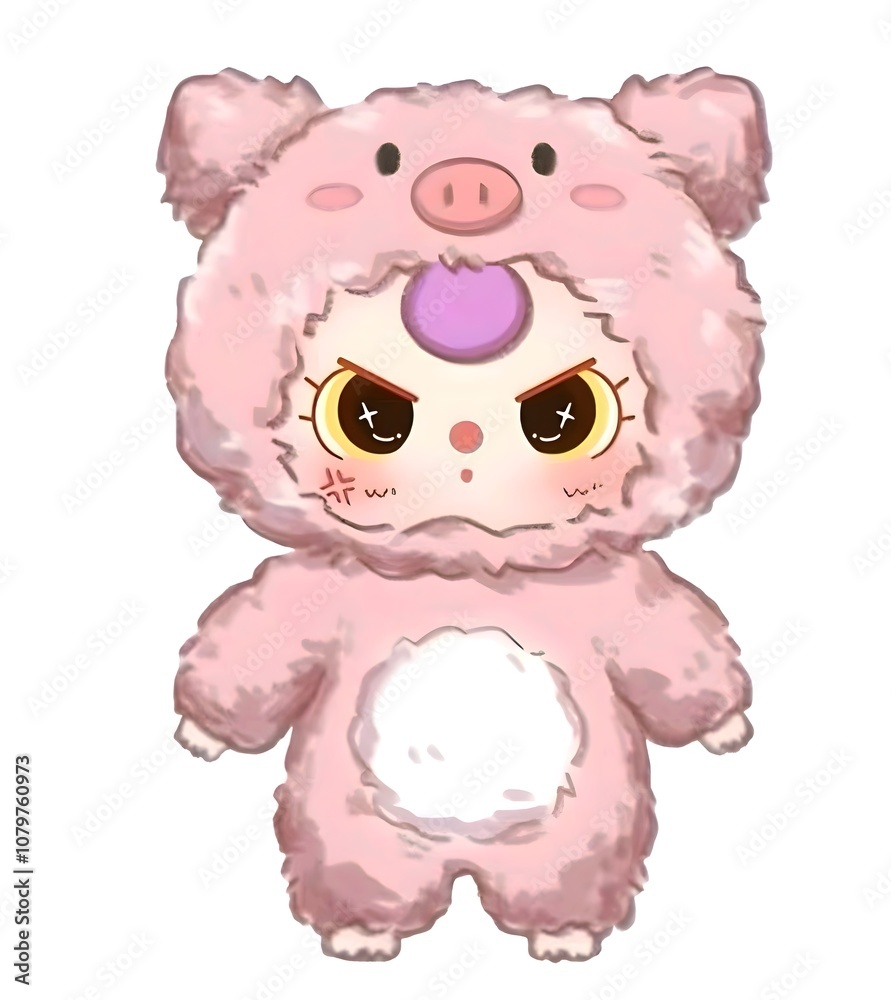 Illustrazione Stock Labubu Pop Mart Labubu Cute Labubu Pop Mart Labubu Doll Labubu Art