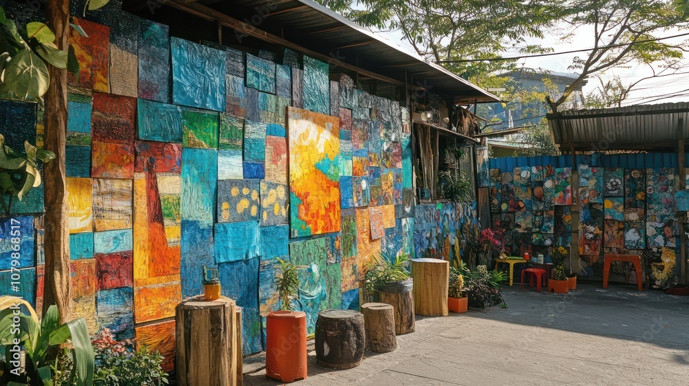 Art-based protest in the Philippines, vibrant setup of art for social ...