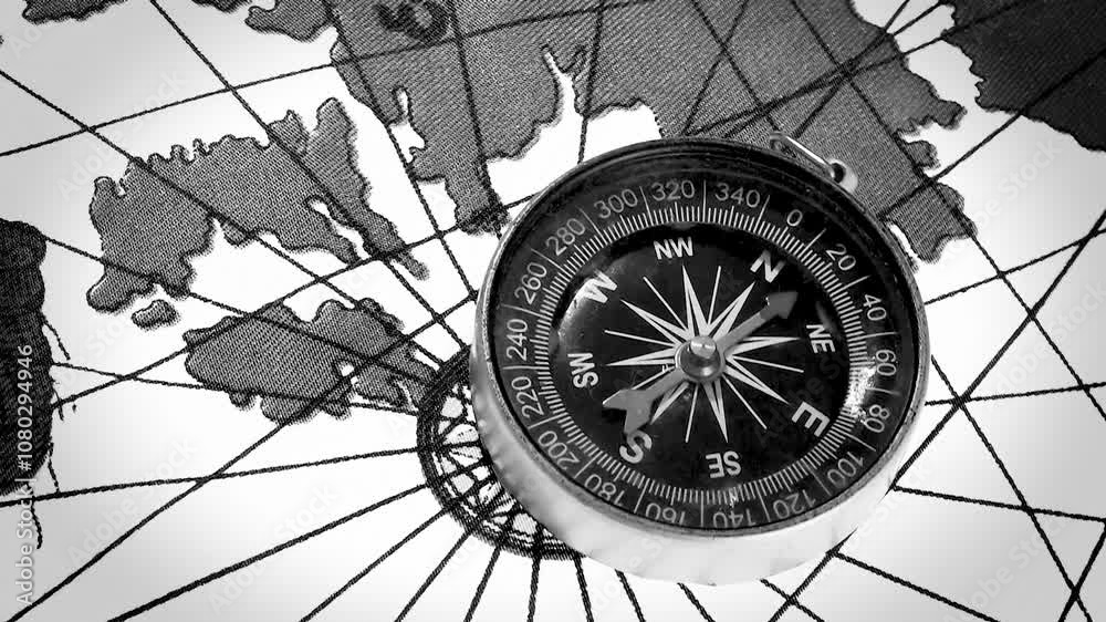 Global Blue World Map Loop. This animated World map with visual effects ...