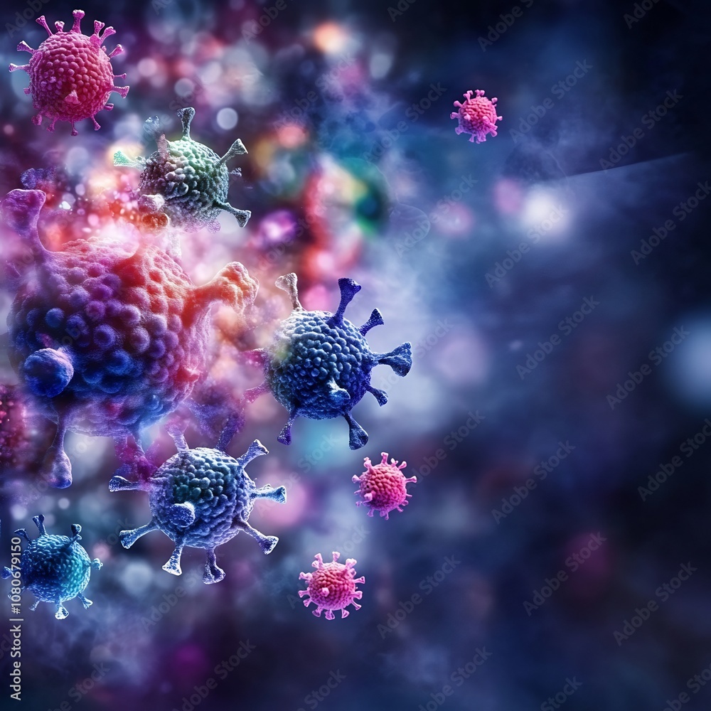Conceptual Imagery of Lupus Rash and Immune System Response ...