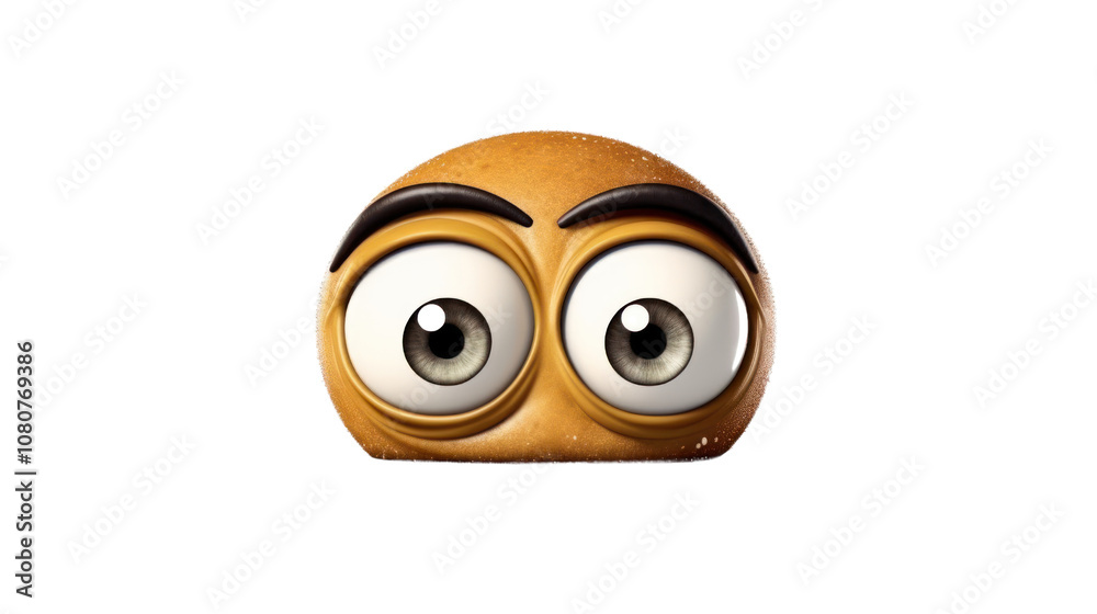 Zanny face emoji Isolated On PNG Transparent Background And White Stock ...