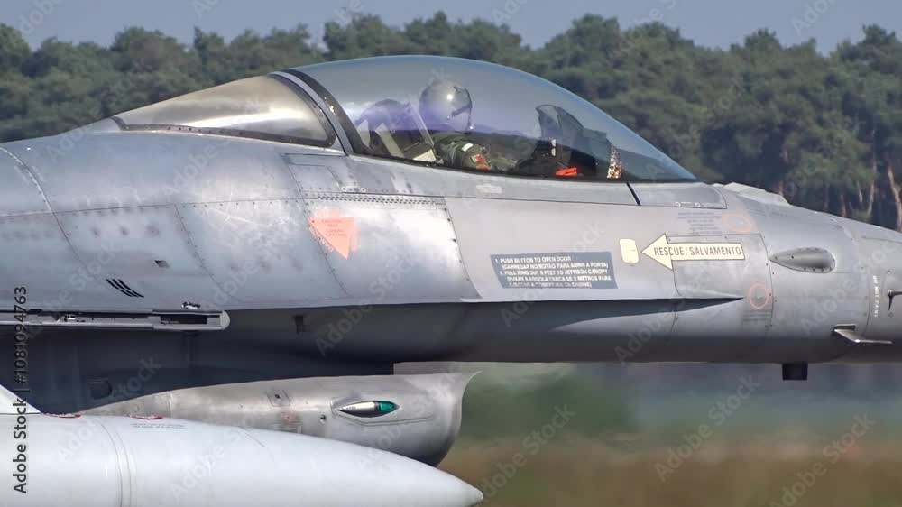 military fighter jet cockpit reveals pilot full gear ready for action ...