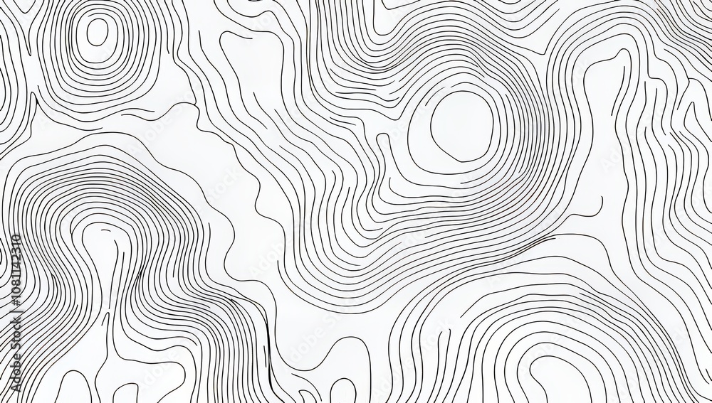 Light topography grid map on a detailed topographic map background ...