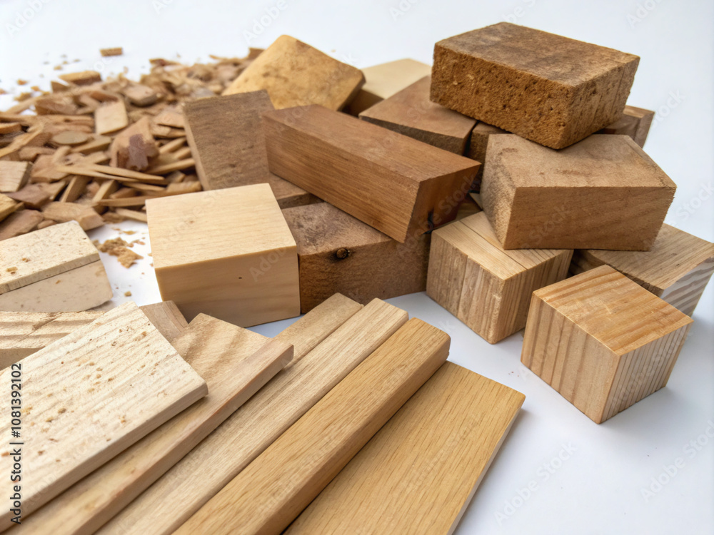 stack of wood. wood, wooden, isolated, box, block, puzzle, cube, white ...