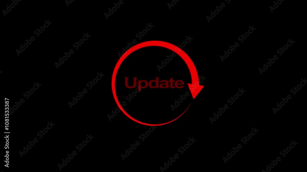 circle rectangle update icon pie chart diagrams modern animation design ...