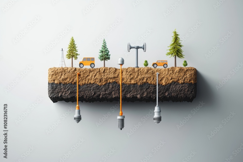 Visualizing geothermal heat flow systems renewable energy diagram ...