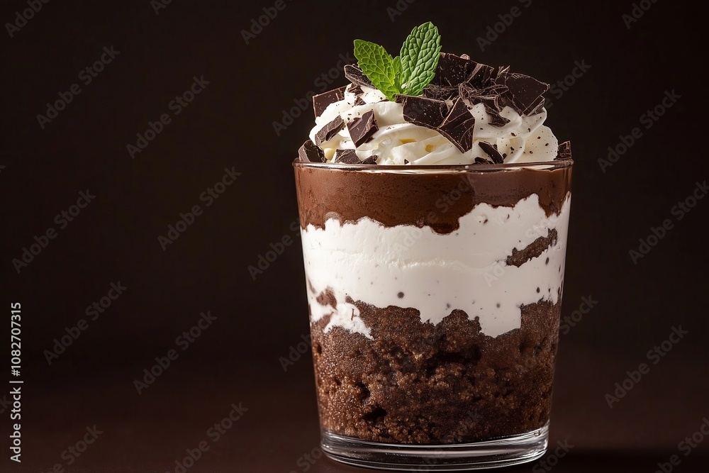 National Parfait Day decadent chocolate parfait with layers of ...