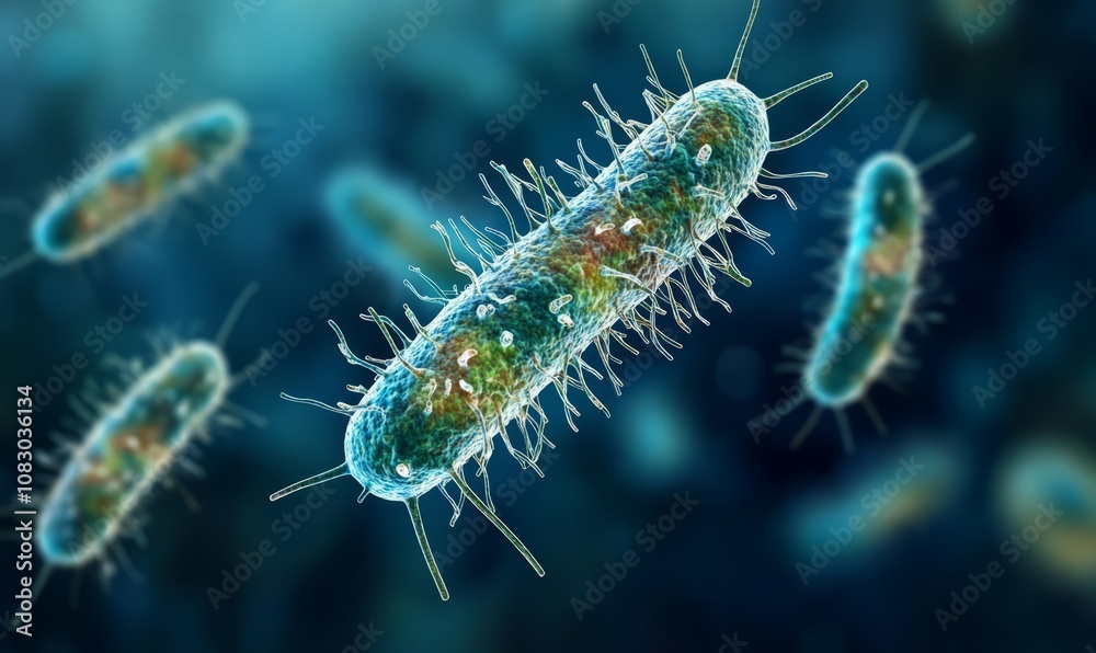 Anti Bacteria Microscopic battle between bacteria and antimicrobial ...